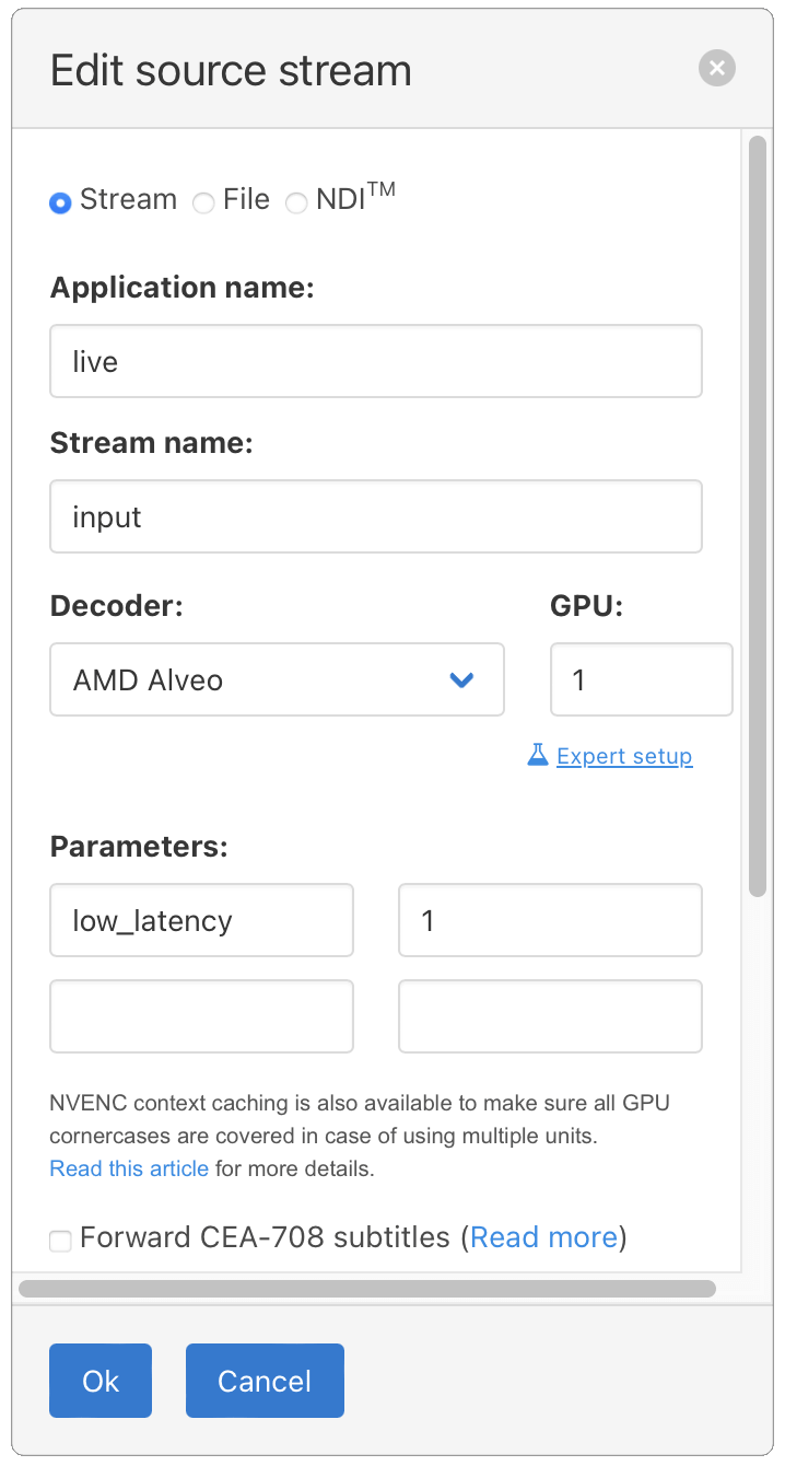Boosting live transcoding with AMD Alveo U30 on AWS EC2 VT1 with Nimble Streamer – Softvelum ...